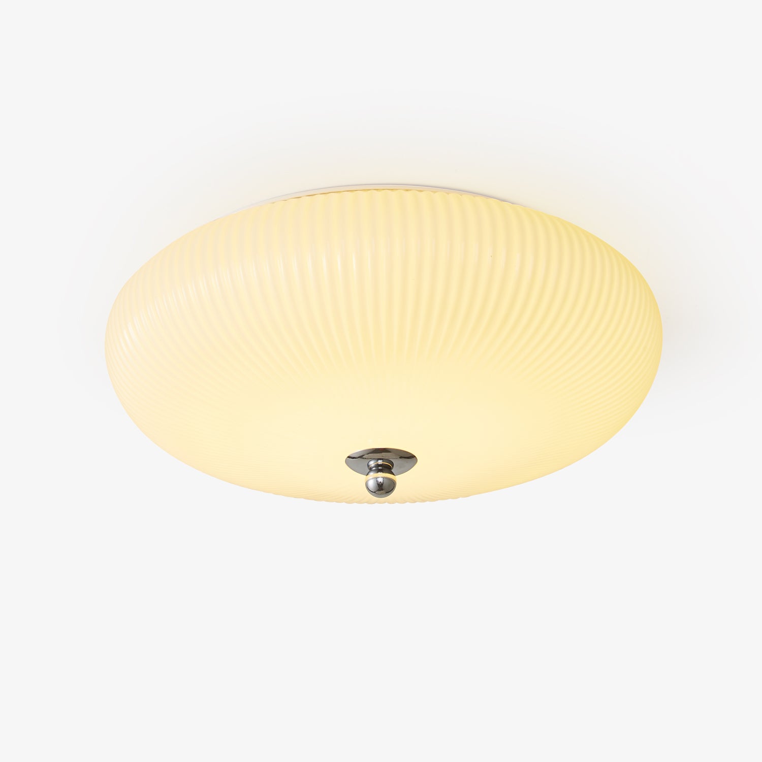 Ivory Ripple Ceiling Light